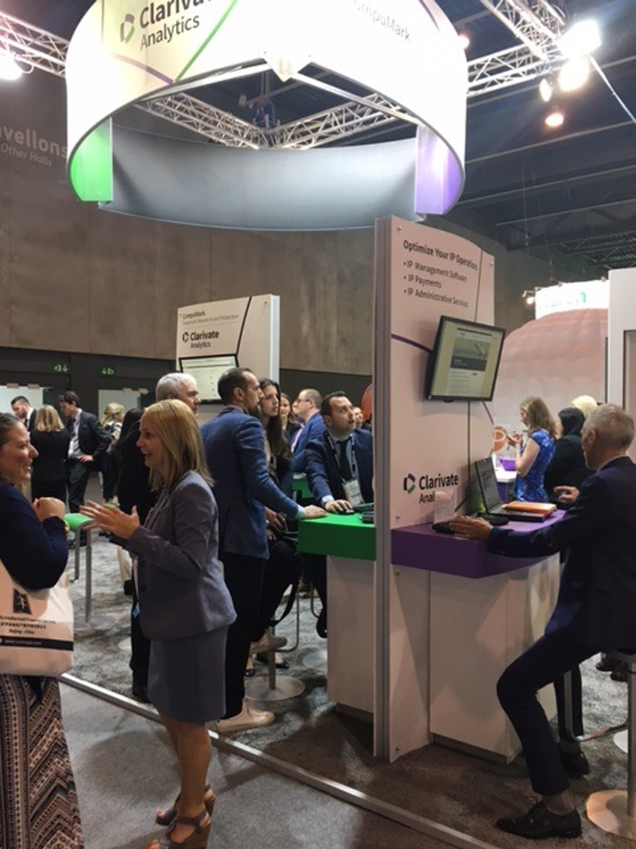 CompuMark exhibit booth - Cleveland Design