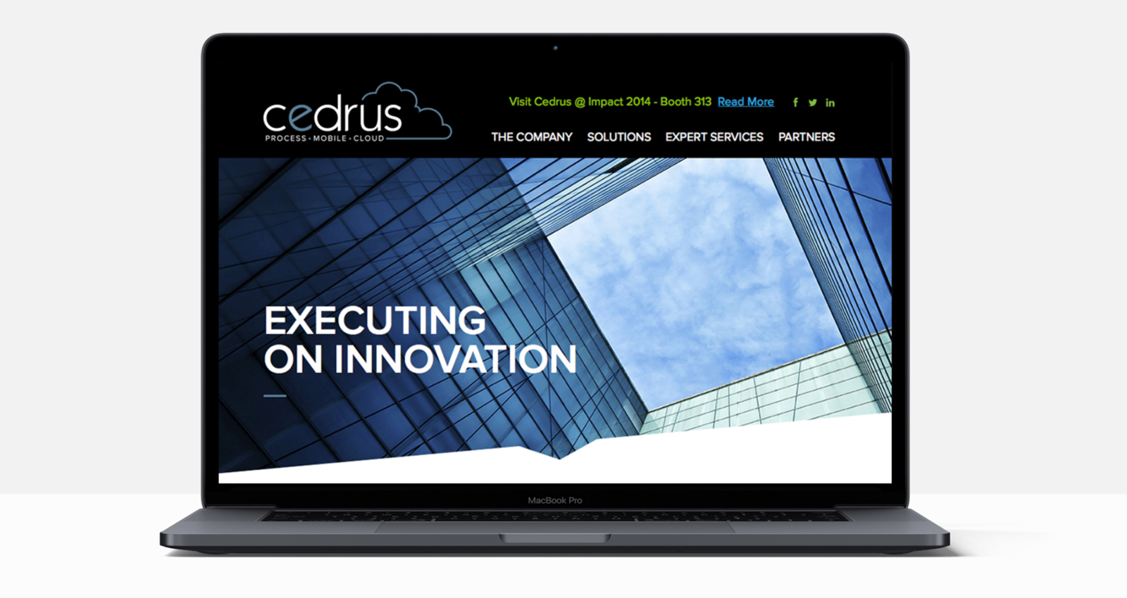 Cedrus identity and exhibit booth - Cleveland Design