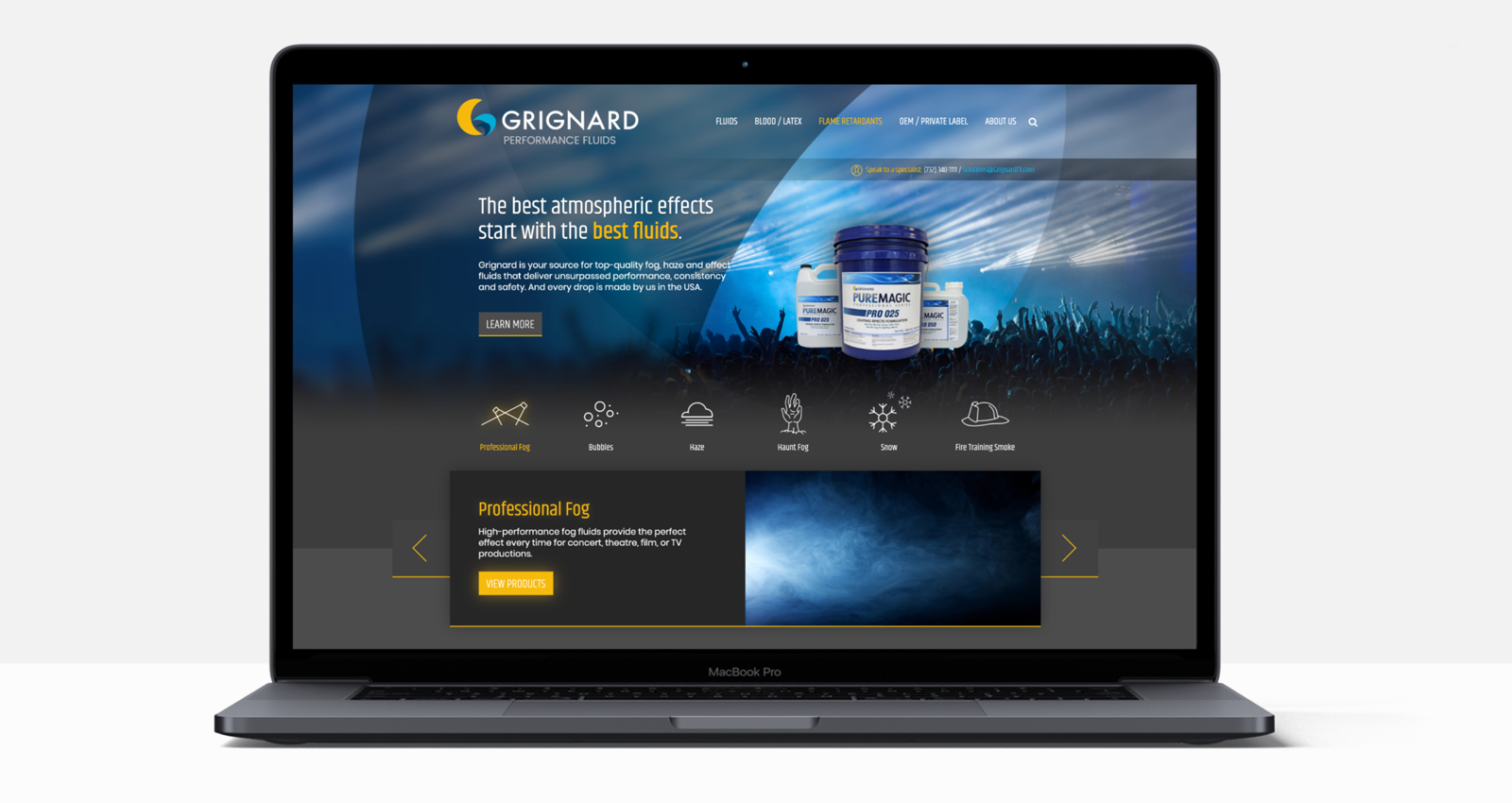 Grignard FX website - Cleveland Design