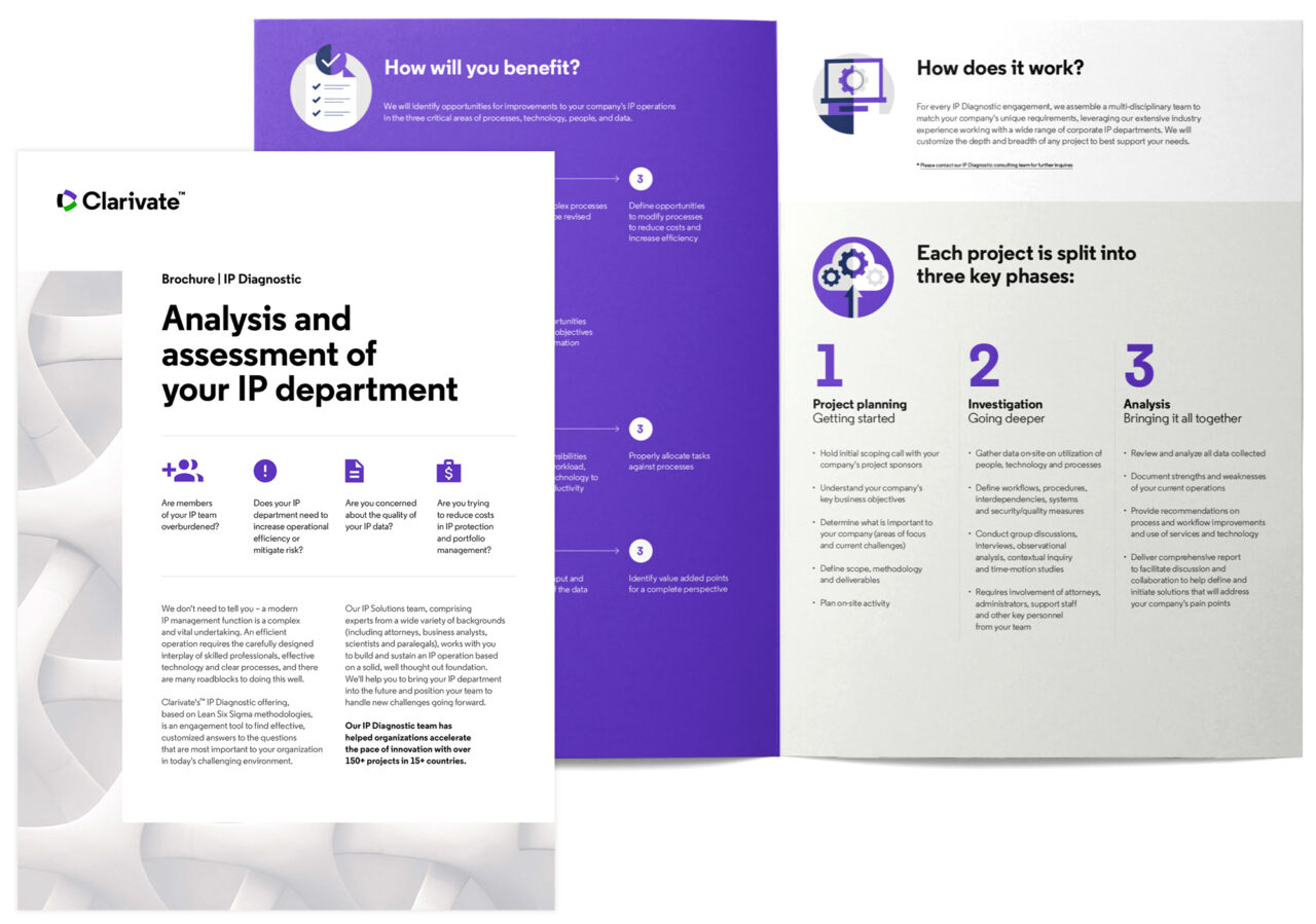 Clarivate collateral rebranding - Cleveland Design