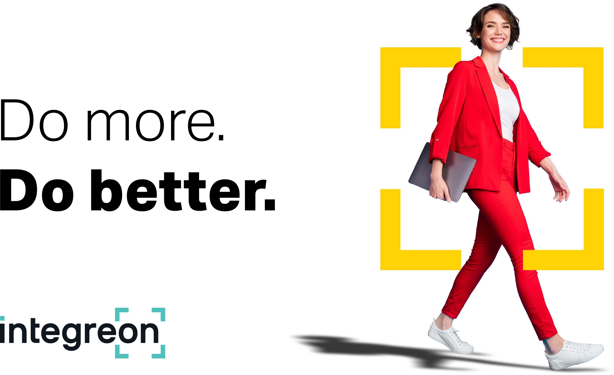 Integreon corporate rebranding campaign - Cleveland Design