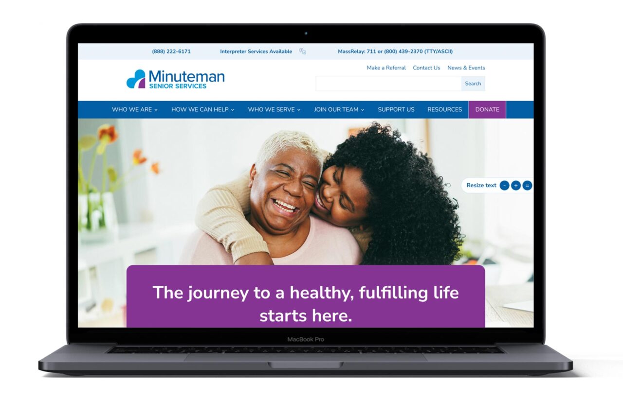 Creating a new brand and website for Minuteman Senior Services ...