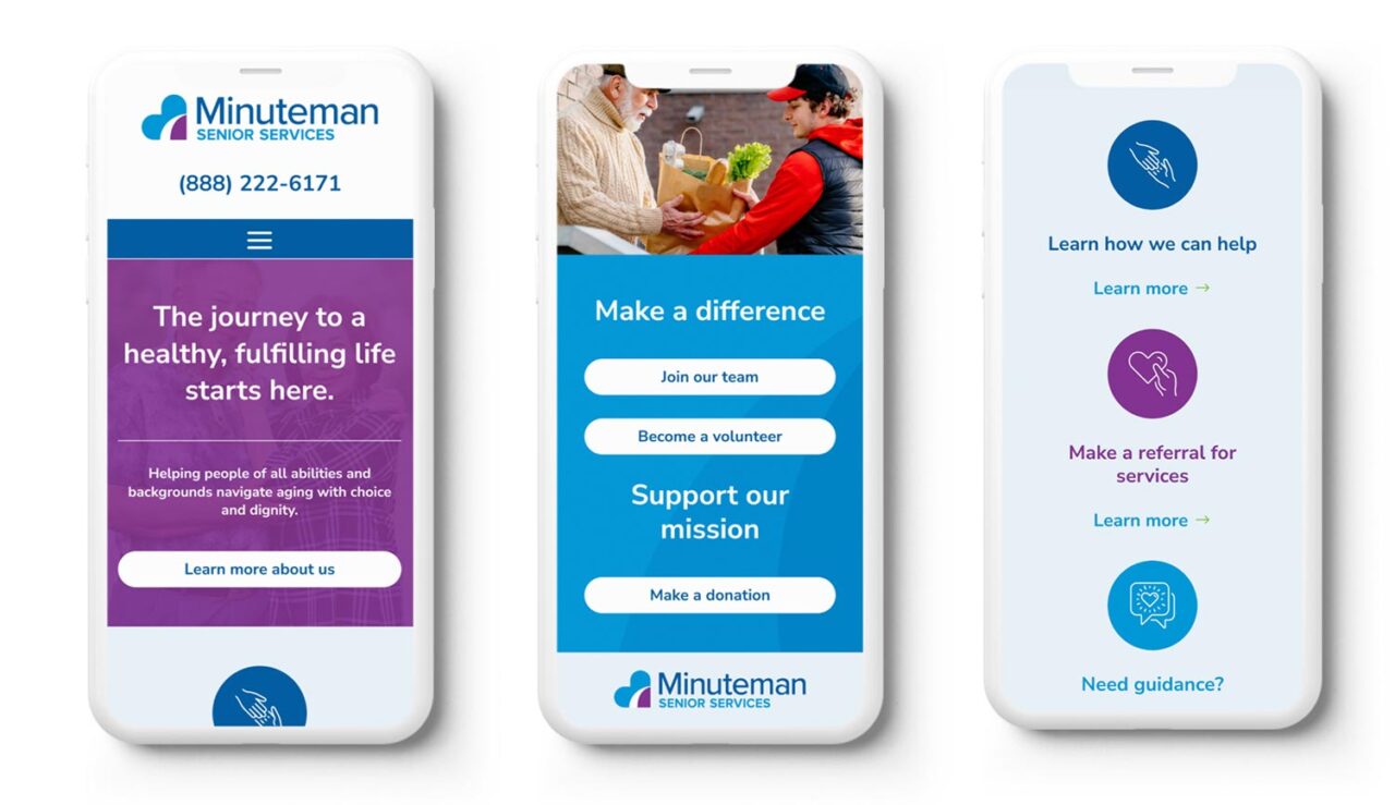 Creating a new brand and website for Minuteman Senior Services ...